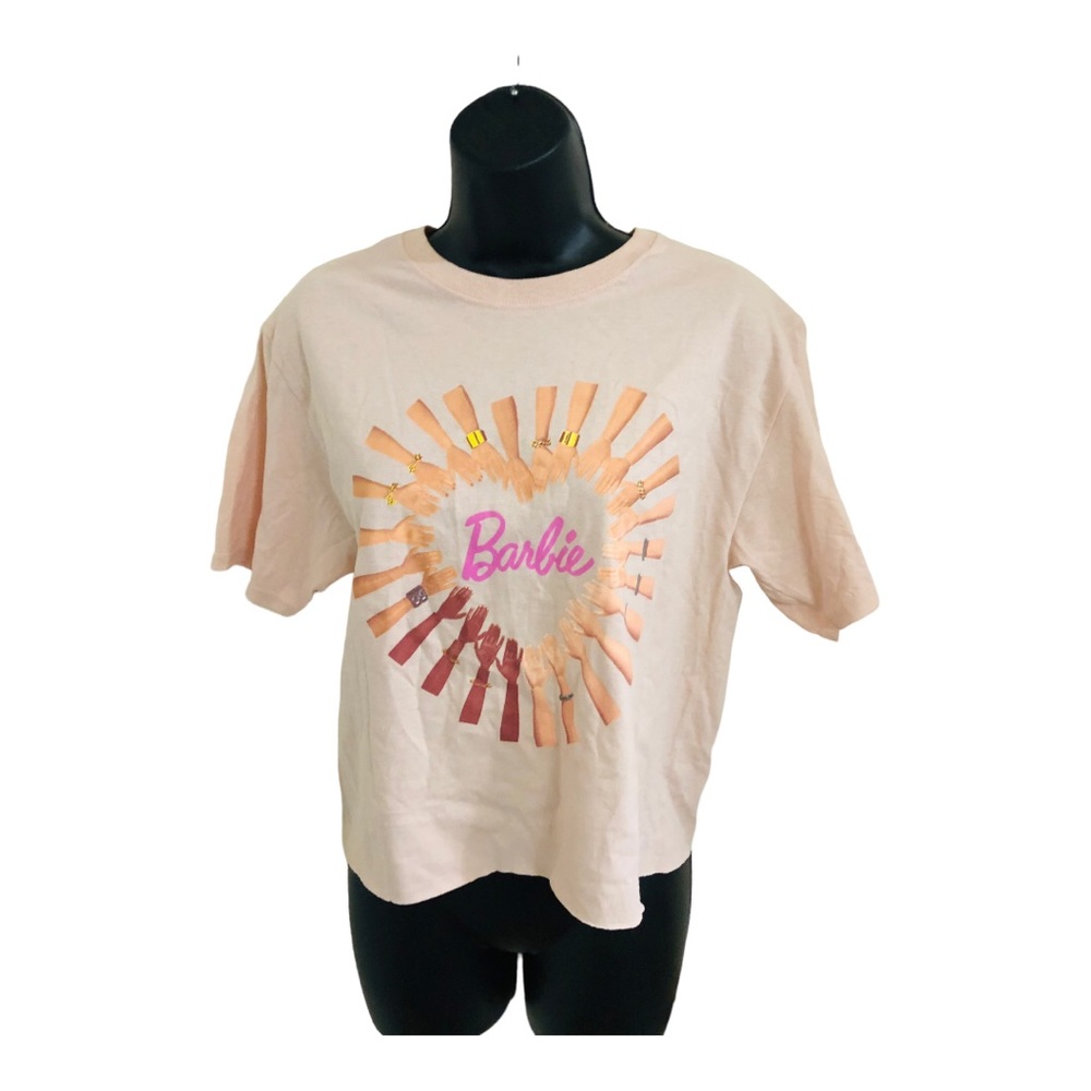 Barbie Heart Shaped Multicultural Barbie Hands Graphi… - Gem